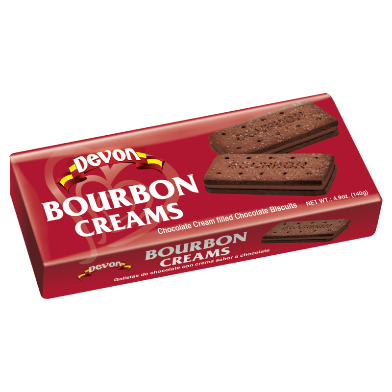DEVON BISCUITS – BOURBON CREAMS 140g – Carib Import & Export Inc.