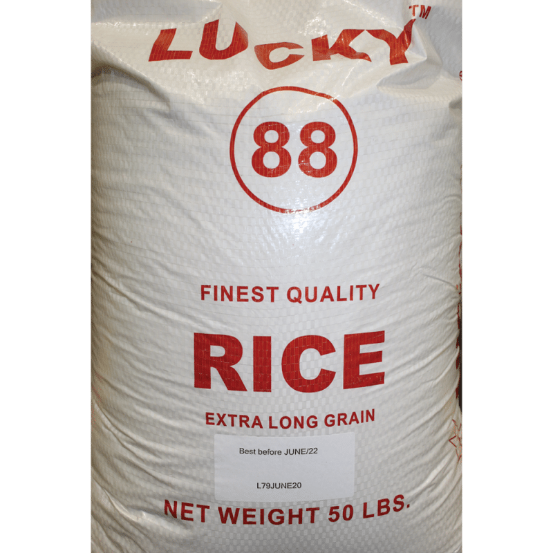 RICE WHITE LONG GRAIN LUCKY 50 lbs – Carib Import & Export Inc.